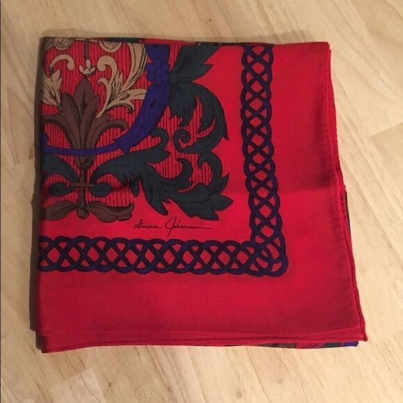 Ginnie Johansen Inc. | Accessories | Vintageginniejohansensilkscarf ...